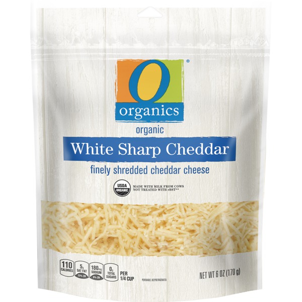 O Organics ORGANIC FINELY SHREDDED CHEDDAR CHEESE - 1Source