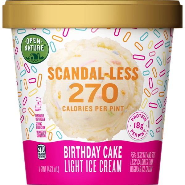 Scandal-Less Birthday Cake Light Ice Cream - 1Source