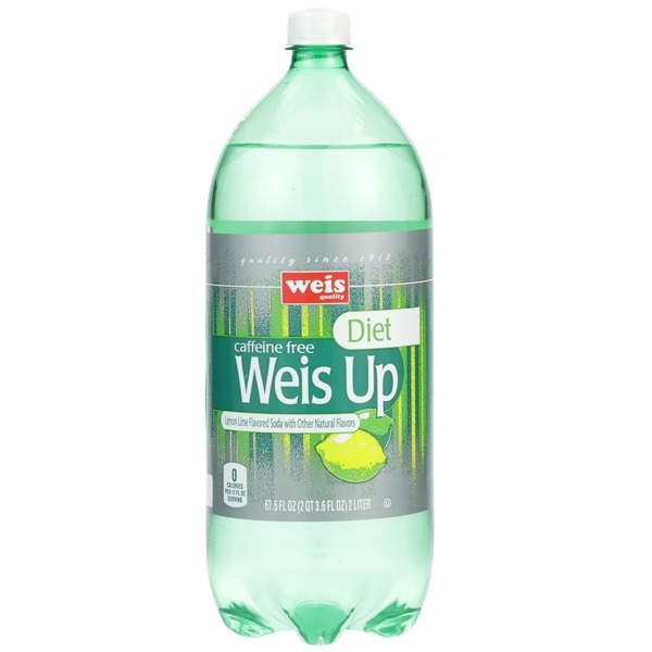 Weis Quality CAFFEINE FREE DIET WEIS UP LEMON LIME FLAVORED SODA - 1Source