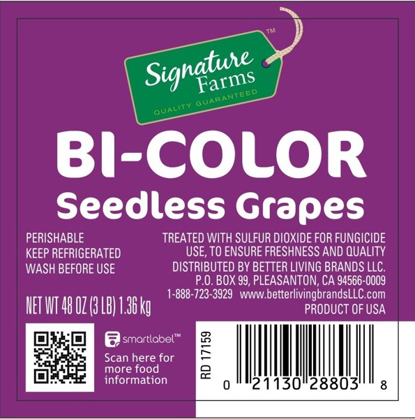Signature Farms, Bi-Color Seedless Grapes - 1Source