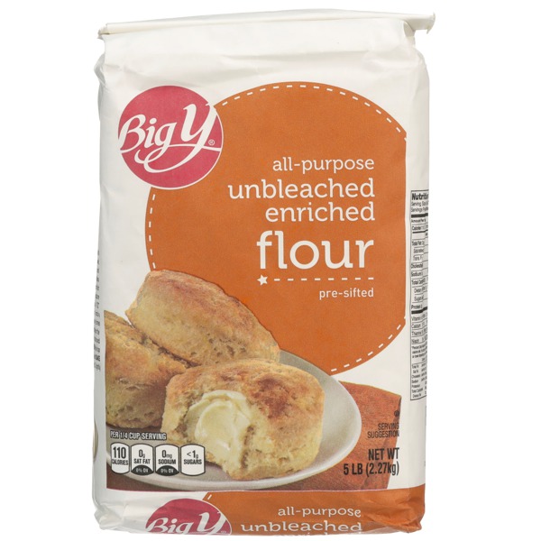 Big Y ALL-PURPOSE UNBLEACHED ENRICHED FLOUR - 1Source