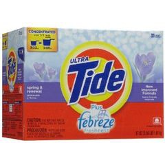 Ultra Tide With Febreze Freshness Powder Detergent, Spring Renewal ...