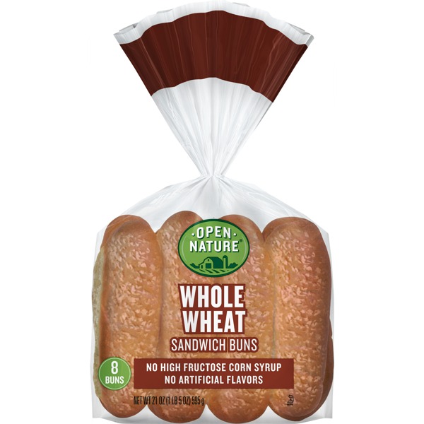 Open Nature Whole Wheat Sandwich Buns - 1Source