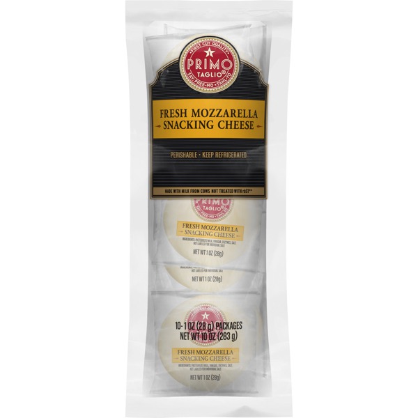 Primo Taglio Fresh Mozzarella Snacking Cheese - 1Source