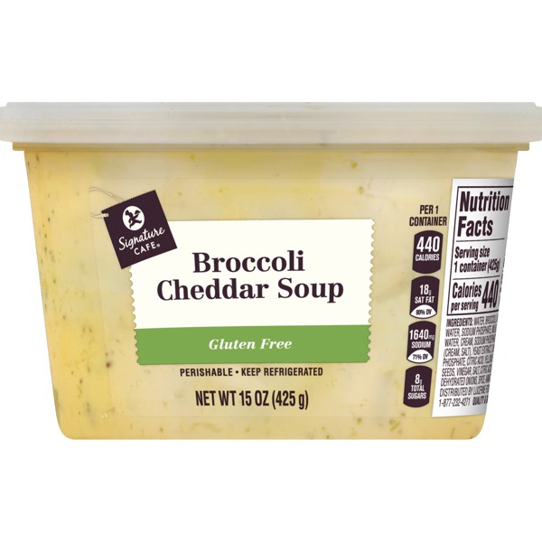 Signature Cafe BROCCOLI CHEDDAR SOUP - 1Source