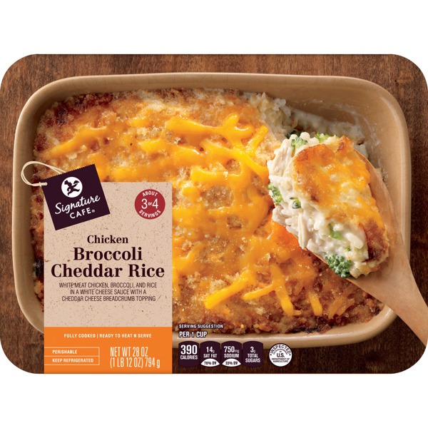 Signature Cafe CHICKEN BROCCOLI CHEDDAR RICE - 1Source