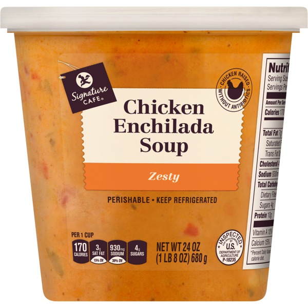 Signature Cafe CHICKEN ENCHILADA SOUP - 1Source