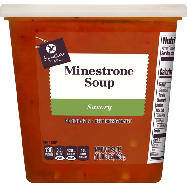 Signature Cafe MINESTRONE SOUP - 1Source