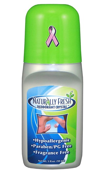 Naturally Fresh Deodorant Crystal Roll-On Deodorant, Fragrance Free ...
