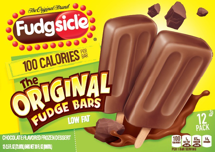 Fudgsicle, The Original Fudge Bars, Chocolate, Low Fat; Chocolate ...