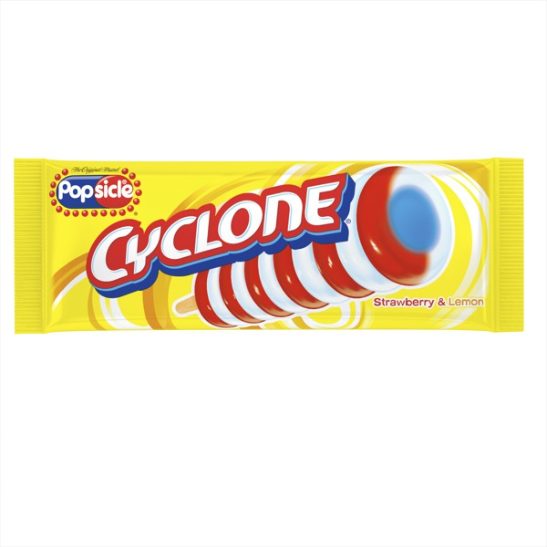 Popsicle, Cyclone, Ice Pop, Strawberry And Lemon, Naturally And ...