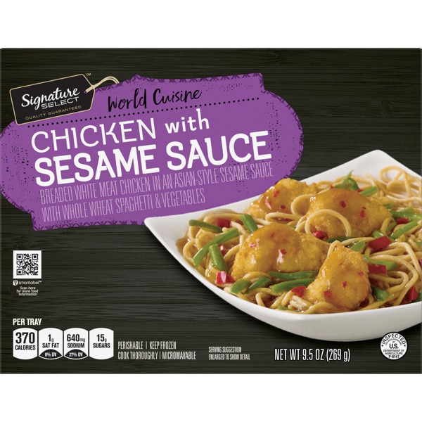 Signature Select BREADED WHITE MEAT CHICKEN IN AN ASIAN-STYLE SESAME ...