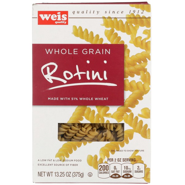 Weis Quality WHOLE GRAIN ROTINI - 1Source