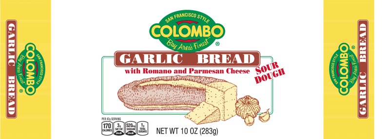 Colombo GARLIC BREAD WITH ROMANO AND PARMESAN CHEESE - 1Source