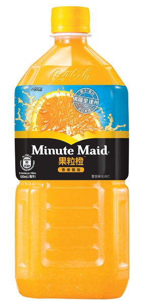 Minute Maid Orange Juice Drink 果粒橙 - 1Source