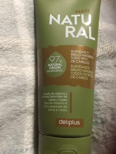 Deliplus Suavidad Y Brillo Natural Todo Tipo De Cabello Natural Mask ...
