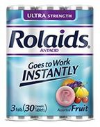 Rolaids Ultra Strength Tablets, Assorted Fruit 3 Roll Pack - 1Source