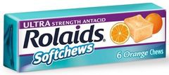 Rolaids Softchews Orange, 6 Count Stick - 1Source