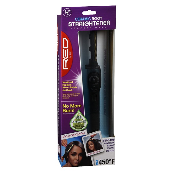 Red By Kiss Ceramic Root Straightener - 1Source