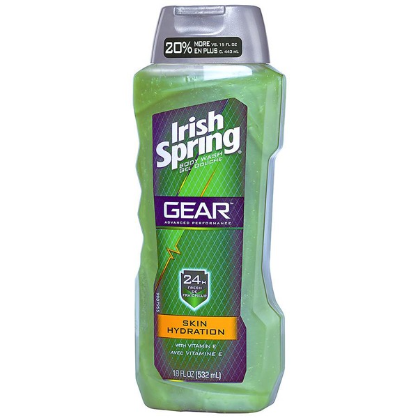 Irish Spring Gear Body Wash Hydrating - 1Source