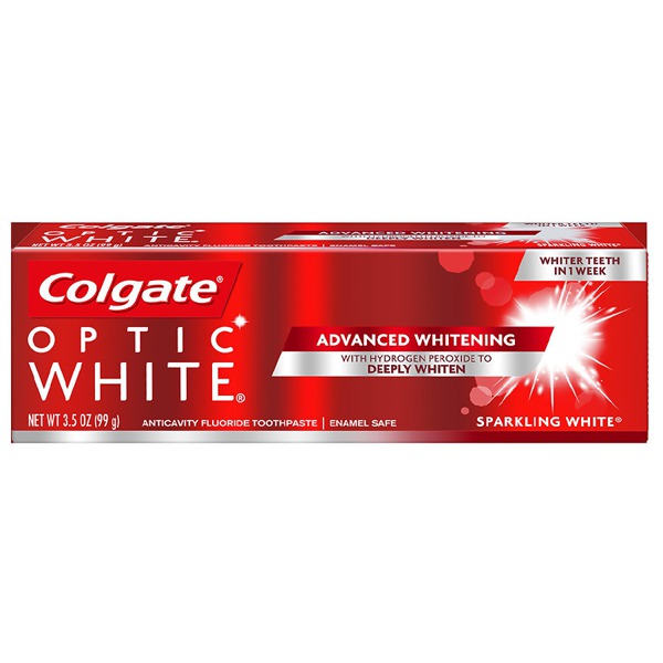 Colgate Optic White Advanced Whitening Toothpaste Sparkling Mint - 1Source