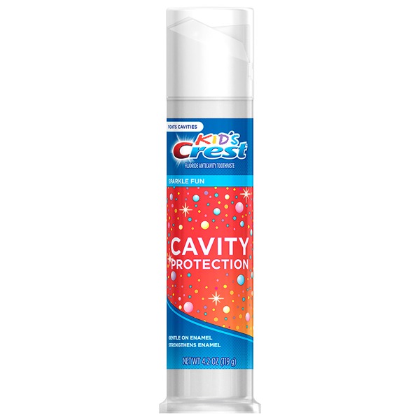 Crest Kids Cavity Toothpaste Pump Sparkle Fun - 1Source