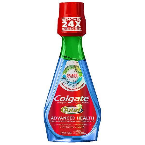 Colgate Total Advanced Health Mouthwash Fresh Mint - 1Source