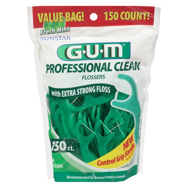 G-U-M Professional Clean Flossers Fresh Mint - 1Source