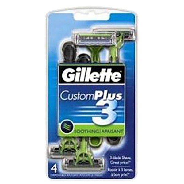 Gillette Customplus 3 Disposable Razors - 1Source