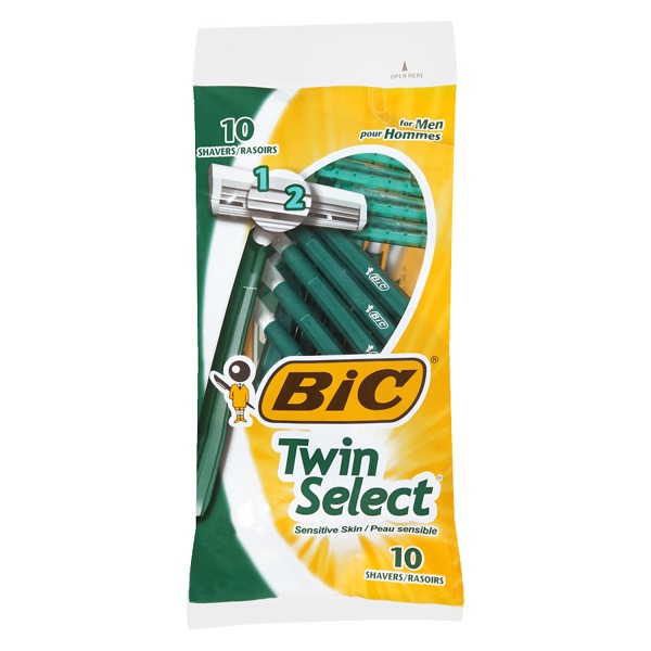 BIC Twin Select Sensitive Skin Disposable Shavers For Men - 1Source