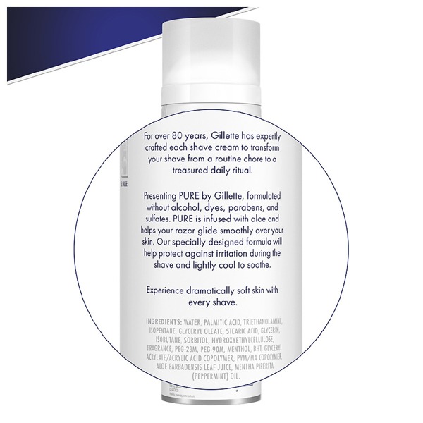 Gillette Pure Shaving Gel - 1Source