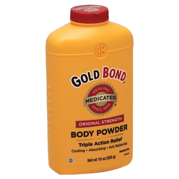 Gold Bond Original Strength Medicated Body Powder Triple Action Relief ...
