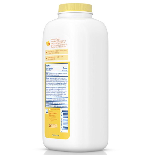 Johnson'S Baby Medicated Powder, Zinc Oxide And Cornstarch Medicated ...