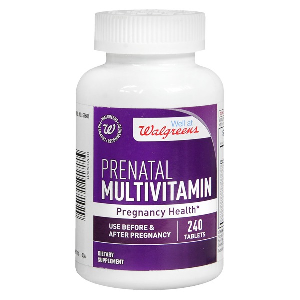 Walgreens Prenatal Multivitamin Pregnancy Health, Tablets - 1Source