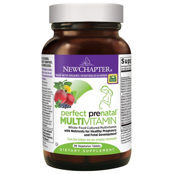New Chapter Perfect Prenatal Multivitamin, Tablets - 1Source