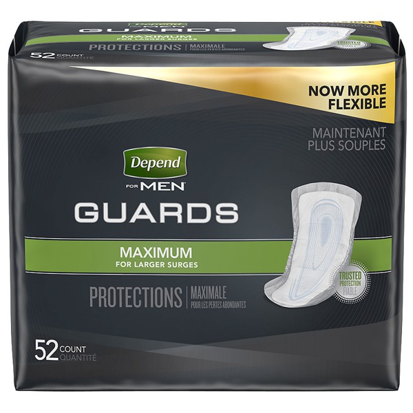 Depend For Men Incontinence Guards Maximum Absorbency - 1Source