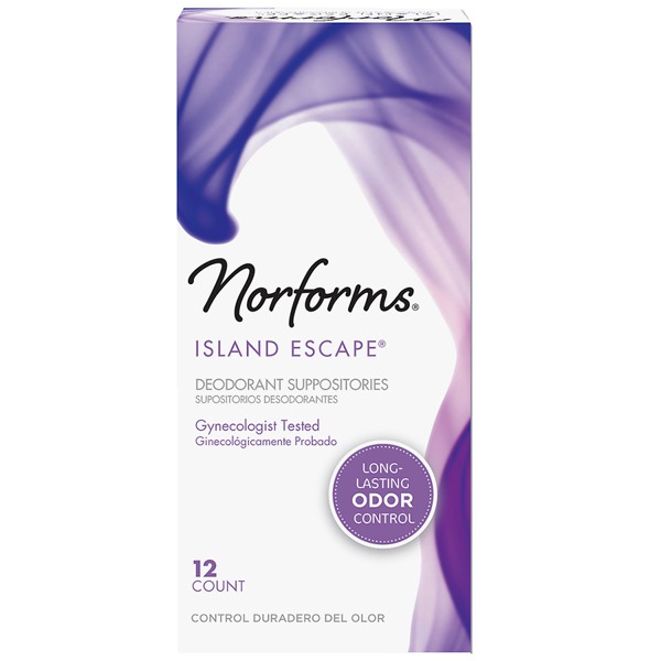 Norforms Feminine Deodorant Suppositories Island Escape - 1Source