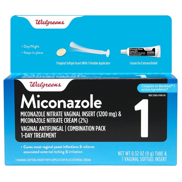 Walgreens Miconazole Cream - 1Source
