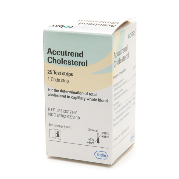 Accutrend Plus Cholesterol Strips - 1Source