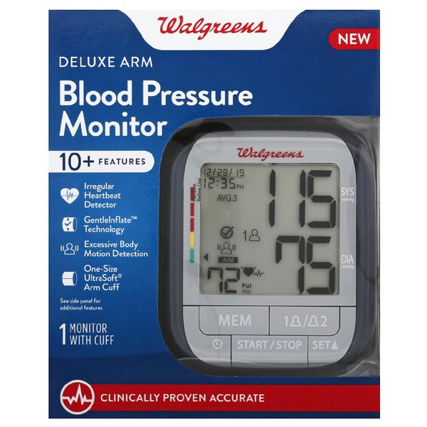 Walgreens Deluxe Arm Blood Pressure Monitor - 1Source