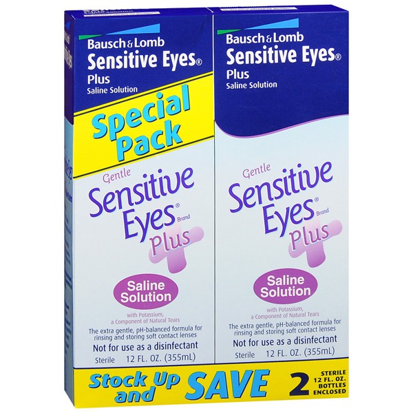 Sensitive Eyes Saline Solution Plus - 1Source