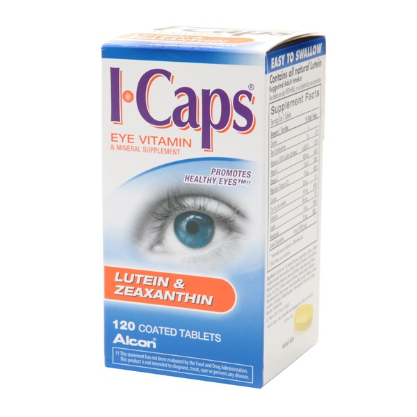 Icaps Eye Vitamin & Mineral Supplement Tablets - 1Source