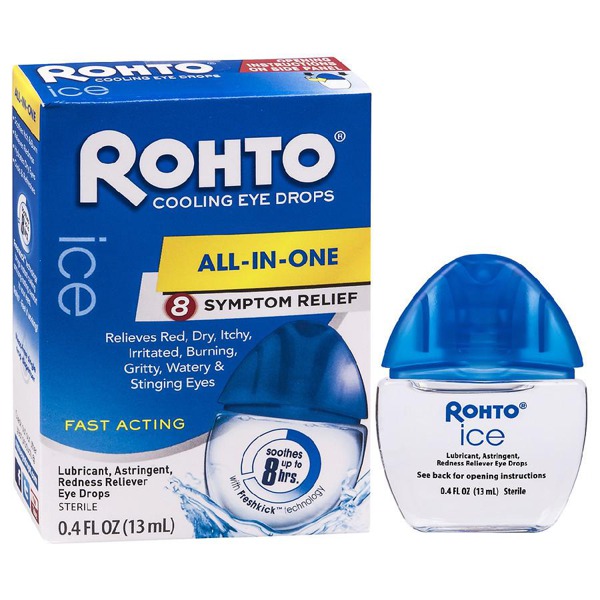 Rohto Ice Redness Relief Eye Drops - 1Source