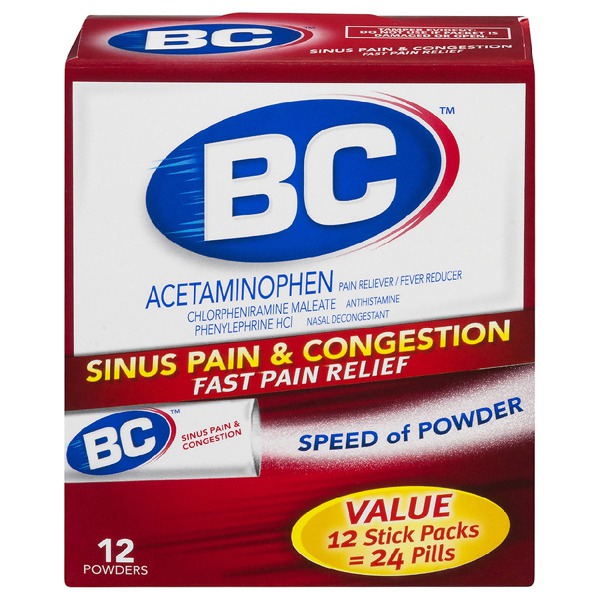 BC Powders BC Sinus Pain & Congestion Relief Powder - 1Source
