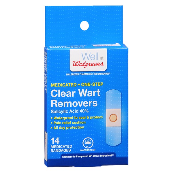 Walgreens Clear Wart Removers Medicated Bandages - 1Source