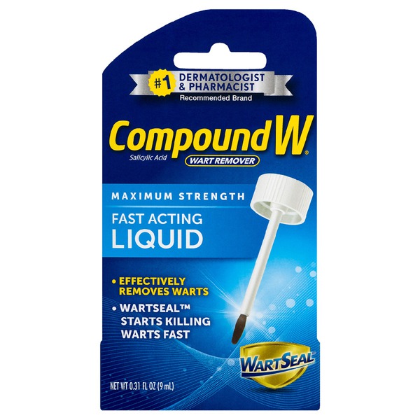 Compound W Fast Acting Liquid Salicylic Acid Wart Remover - 1Source
