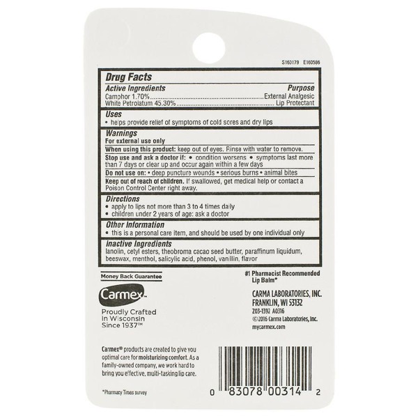 Carmex Original Flavored Lip Balm Value Pack 1source