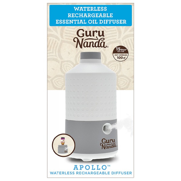 Gurunanda Apollo Waterless Rechargeable Essential Oil Diffuser - 1Source