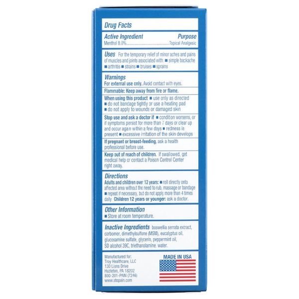 Stopain Extra Strength Pain Relieving Roll-On - 1Source