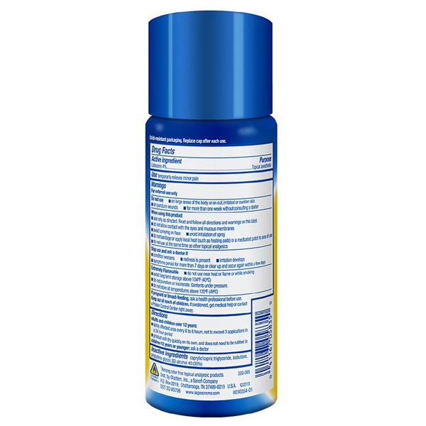 Aspercreme Lidocaine Dry Spray - 1Source